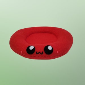 Kawaii Blood Cell Plush, Cute Organ Pillow, Red Blood, White Blood ...