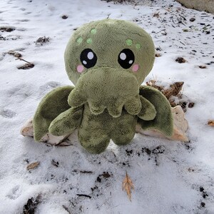 Cthulhu Plush Cryptid, H.P. Lovecraft, Cute Kawaii Horror, Handmade ...