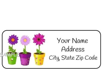 Flower labels | Etsy