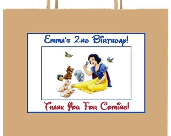 Snow white labels | Etsy