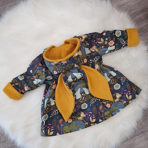Bunny Jacket Girls Clothing Baby Girl Bunny Coat - Etsy