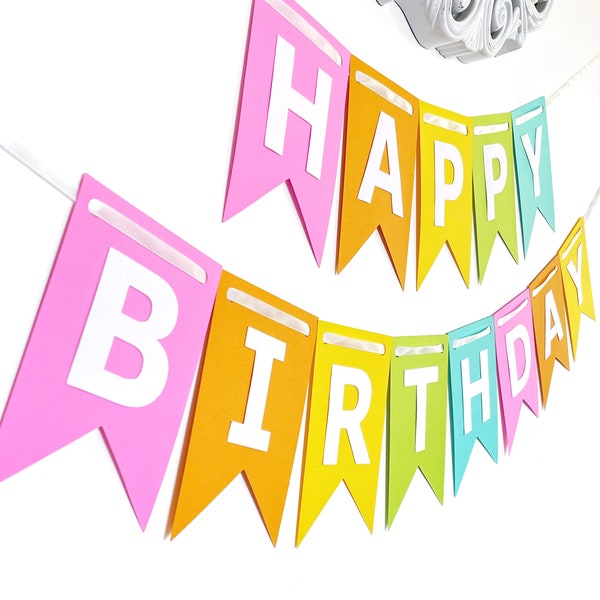 Pink Orange Banner - Etsy