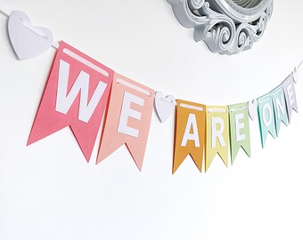 We Are One Banner - Etsy