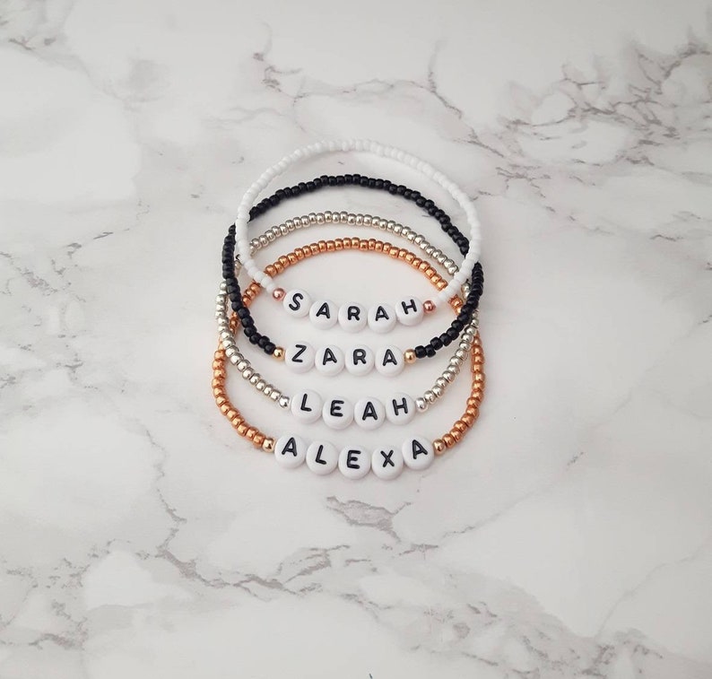 Name Bracelet Initial Bracelet Custom Name Bracelet Name - Etsy