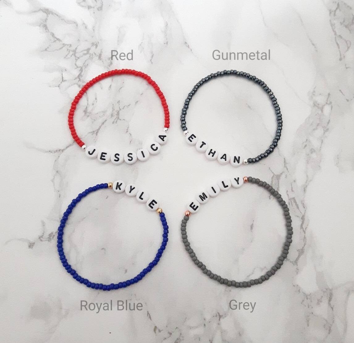 Name Bracelet Initial Bracelet Custom Name Bracelet Name - Etsy