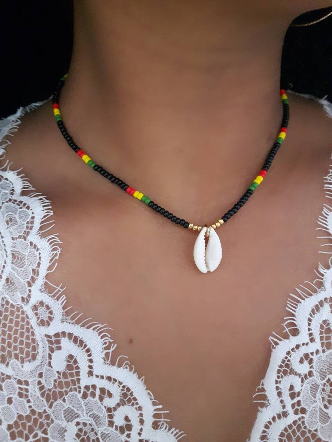 Rasta Beaded Necklace Rasta Jewelry Ethiopian Jewelry | Etsy