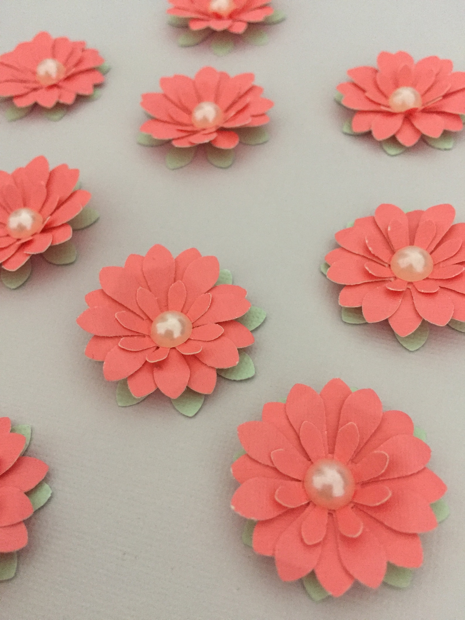 Mini Flowers, 1"-40 Tiny Paper Flowers - Mini Paper Flowers ...