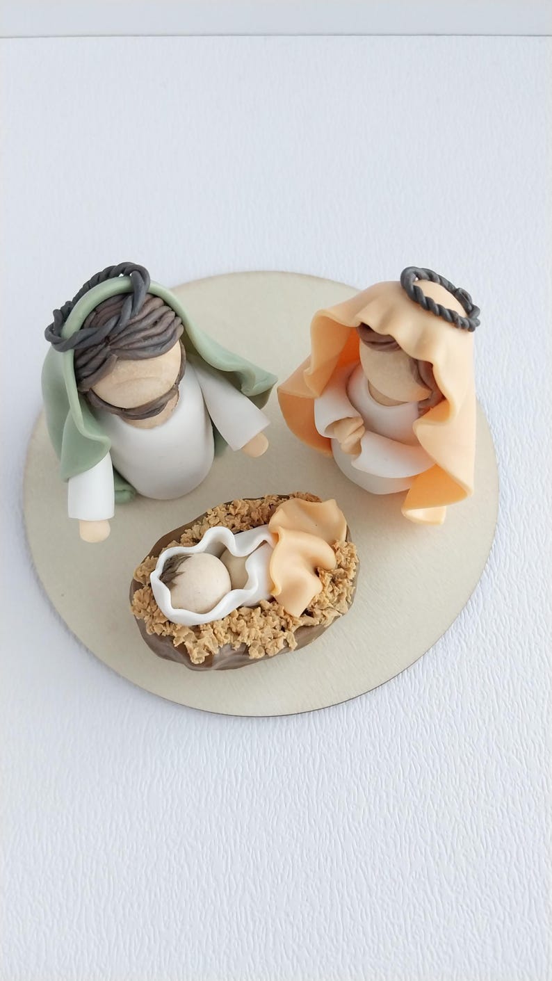 Miniature Nativity Scene Christmas Decor, Handmade, Gift Idea - Etsy