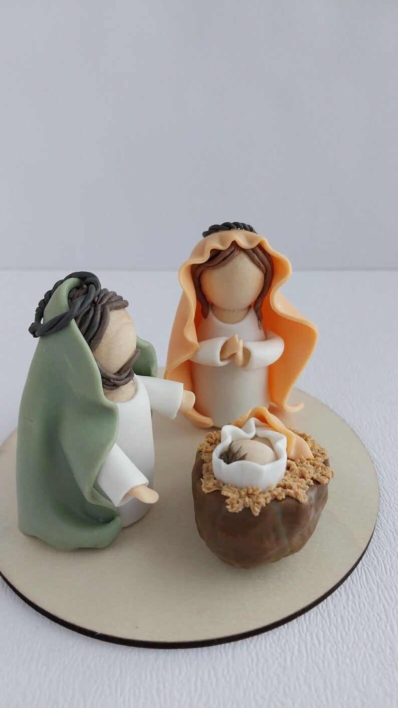 Miniature Nativity Scene Christmas Decor, Handmade, Gift Idea - Etsy
