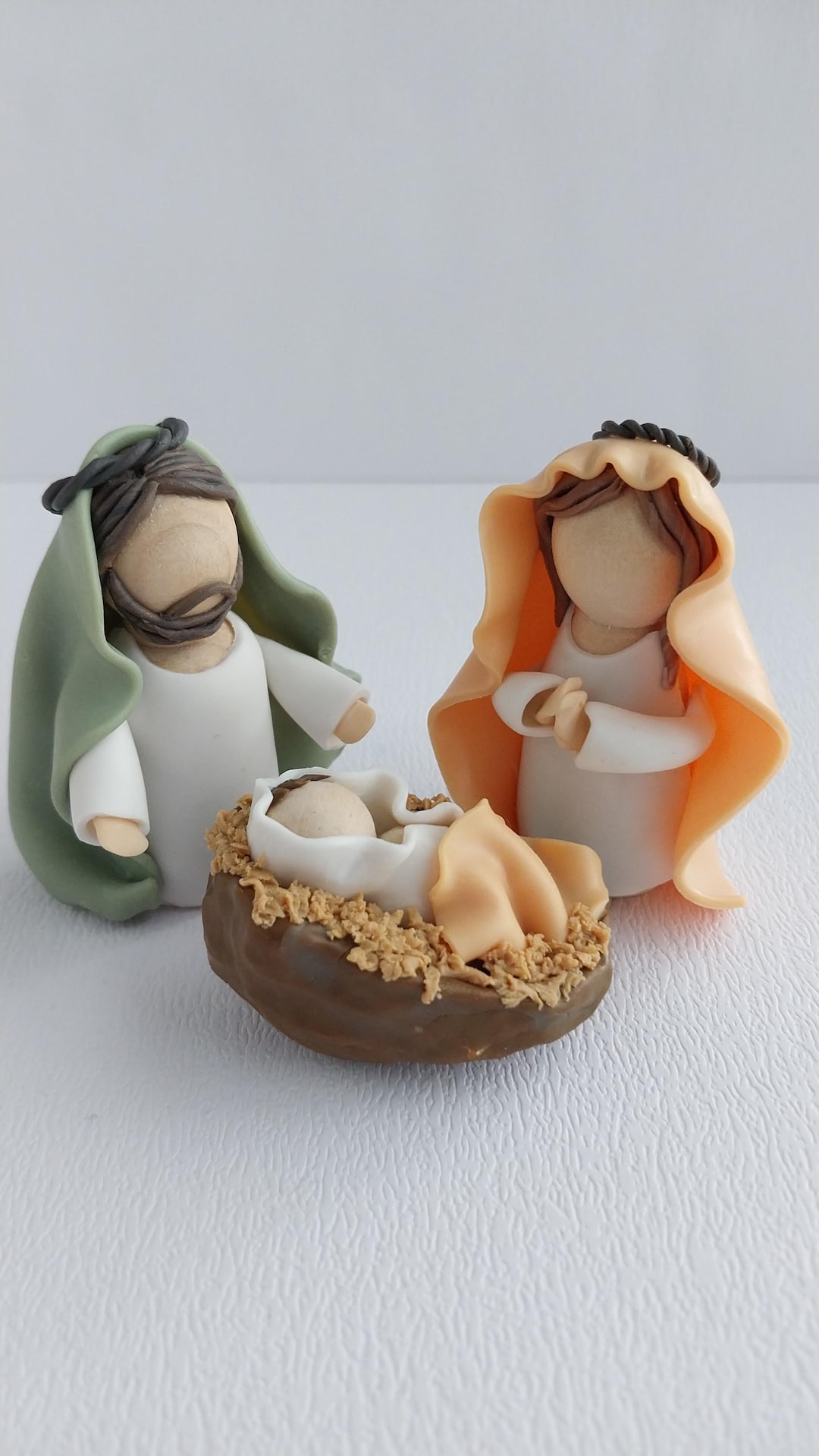 Miniature Nativity Scene Christmas Decor, Handmade, Gift Idea - Etsy