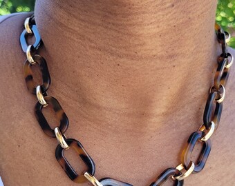Tortoise Shell Chain - Etsy
