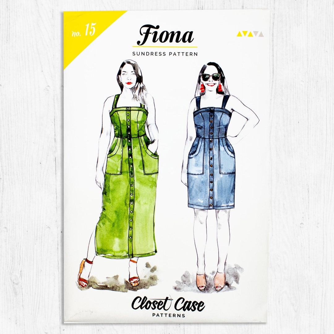 Fiona Sundress by Closet Core Patterns Paper Sewing Pattern - Etsy
