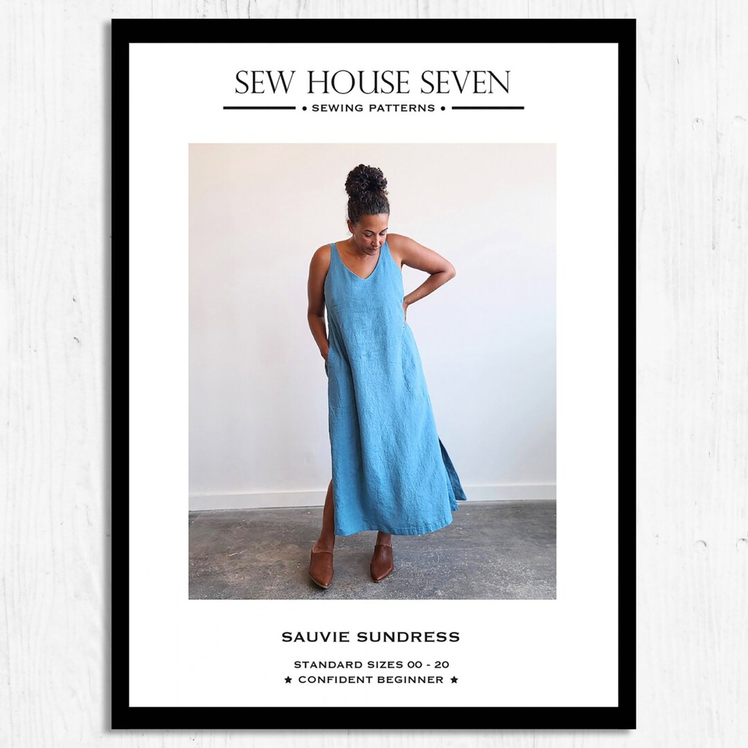 Sew House Seven Sauvi Sundress Paper Sewing Pattern - Etsy
