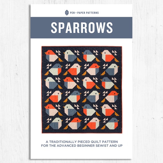 Pen And Paper Patterns Sparrow Quilt Pattern Etsy