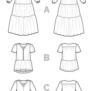 Nicks Dress and Shirt by Closet Core Patterns Paper Sewing Pattern - Etsy