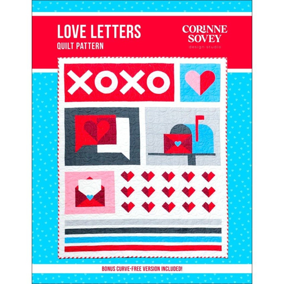 Corinne Sovey Love Letter Quilt Pattern - Etsy