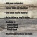 Custom Laser Engraved Acrylic Sign: Warning, Caution, Directional - Etsy