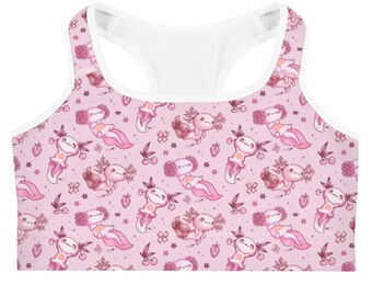 Kawaii Sports Bra - Etsy