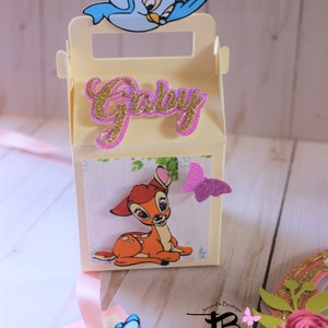 Bambi Favor Box, Bambi Custom Favor Boxes, Woodland Favor Box, Bambi ...