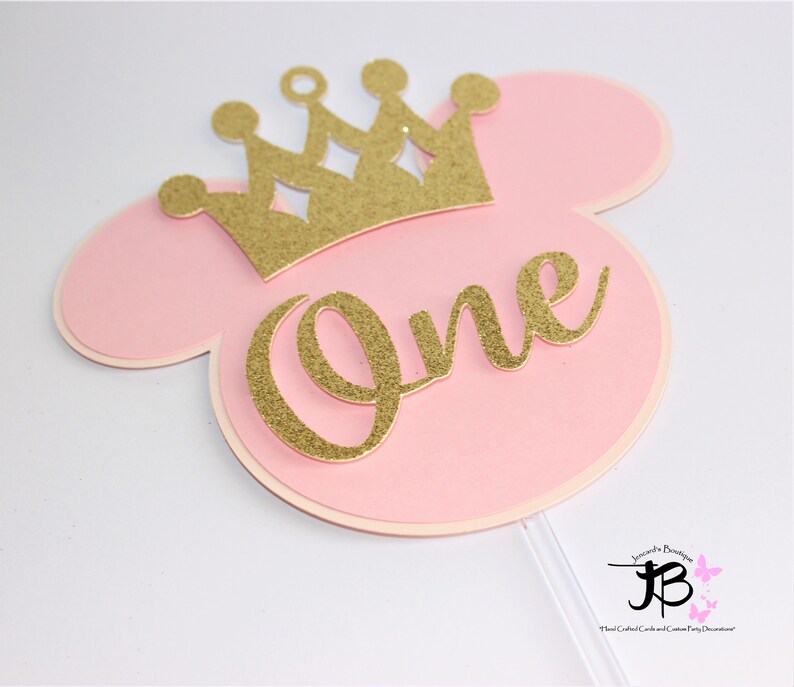 Minnie Mouse Princess Cake Topper Princess Minnie Mouse Cake | Etsy