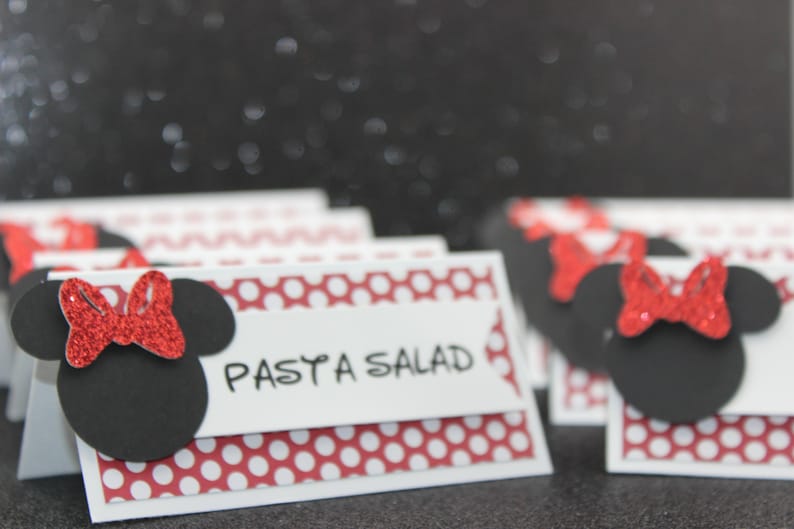 12 Minnie Mouse Food Labels Minnie Mouse Birthday Minnie | Etsy
