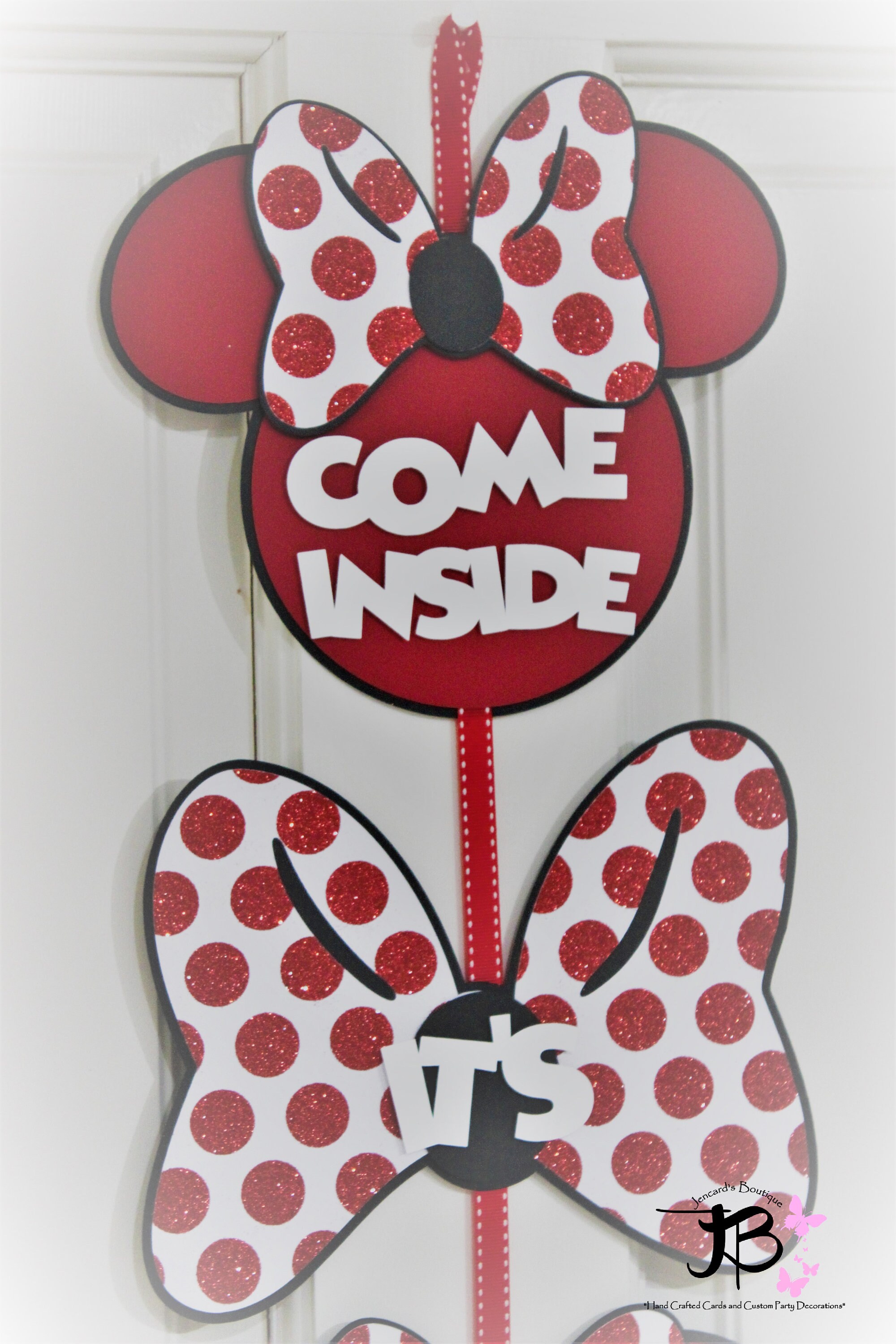 Minnie Mouse Door Sign Minnie Mouse Birthday Door Sign - Etsy Singapore