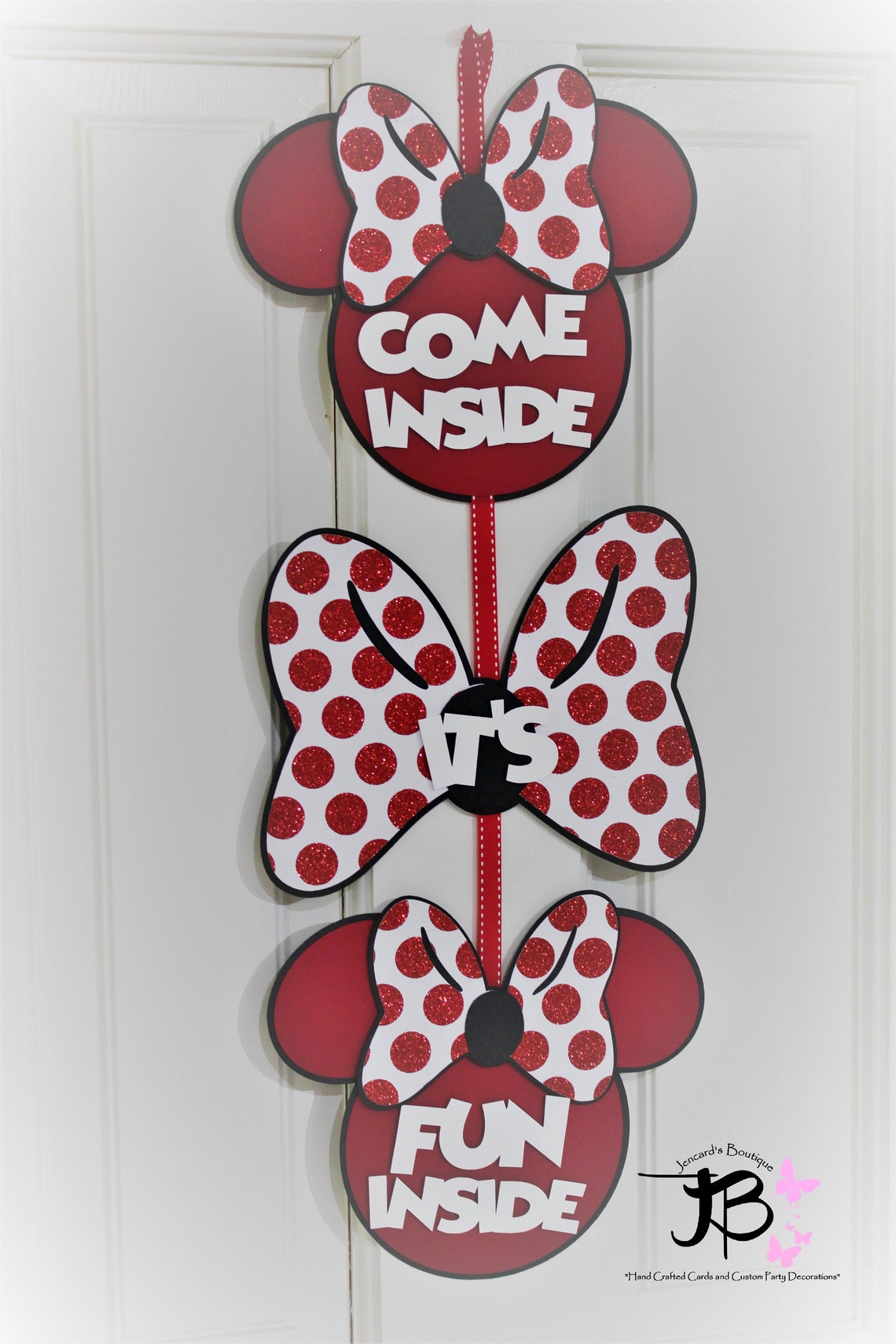 Minnie Mouse Door Sign Minnie Mouse Birthday Door Sign | Etsy