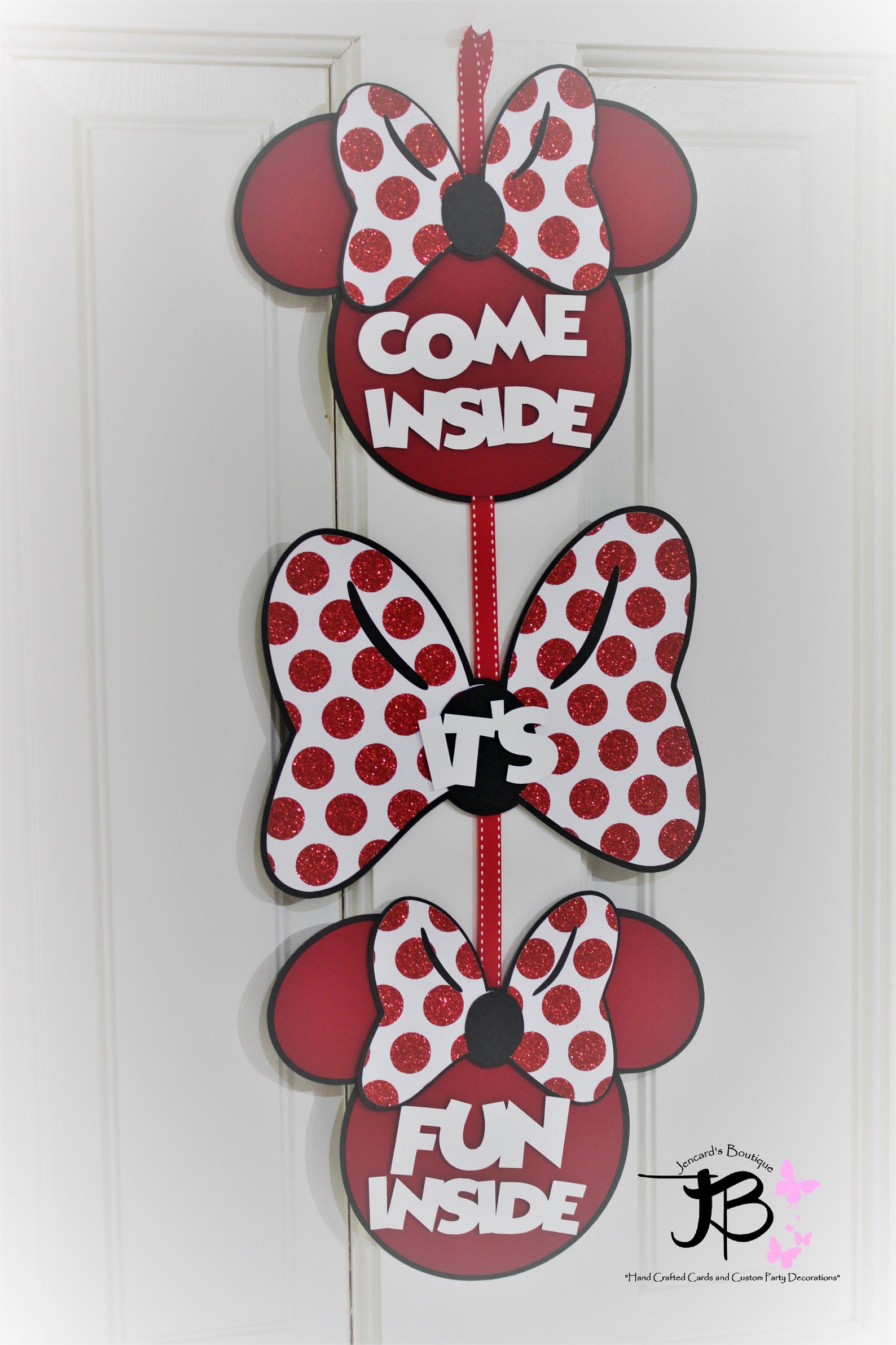 Minnie Mouse Door Sign Minnie Mouse Birthday Door Sign - Etsy