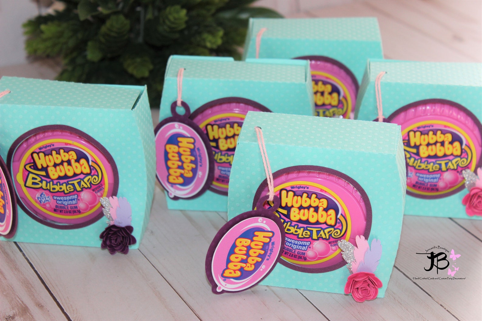 Custom Hubba Bubba Treats, Personalized Favor Boxes, Hubba Bubba Favor ...