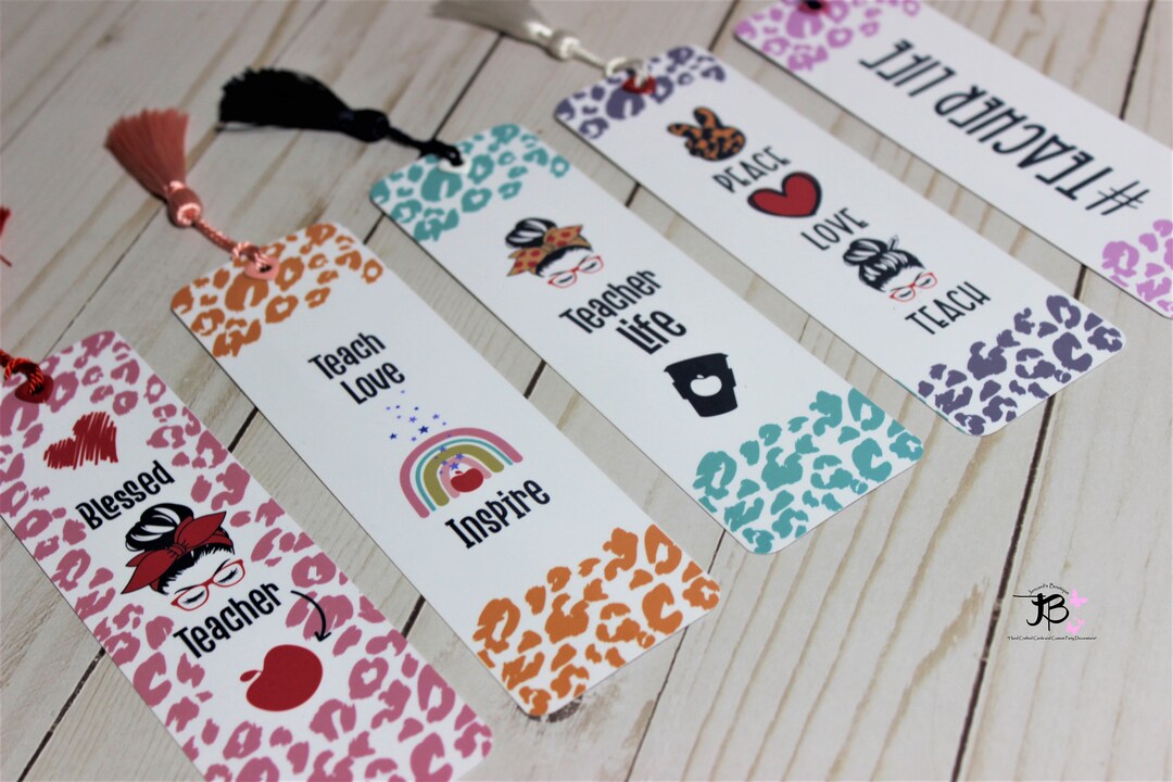 Personalized Bookmarks, Custom Bookmarks, Personalized Teachers Gift ...