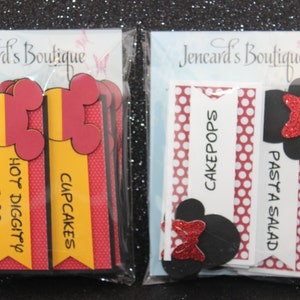 12 Mickey Mouse Food Labels, Mickey Mouse Birthday, Mickey Mouse Place ...