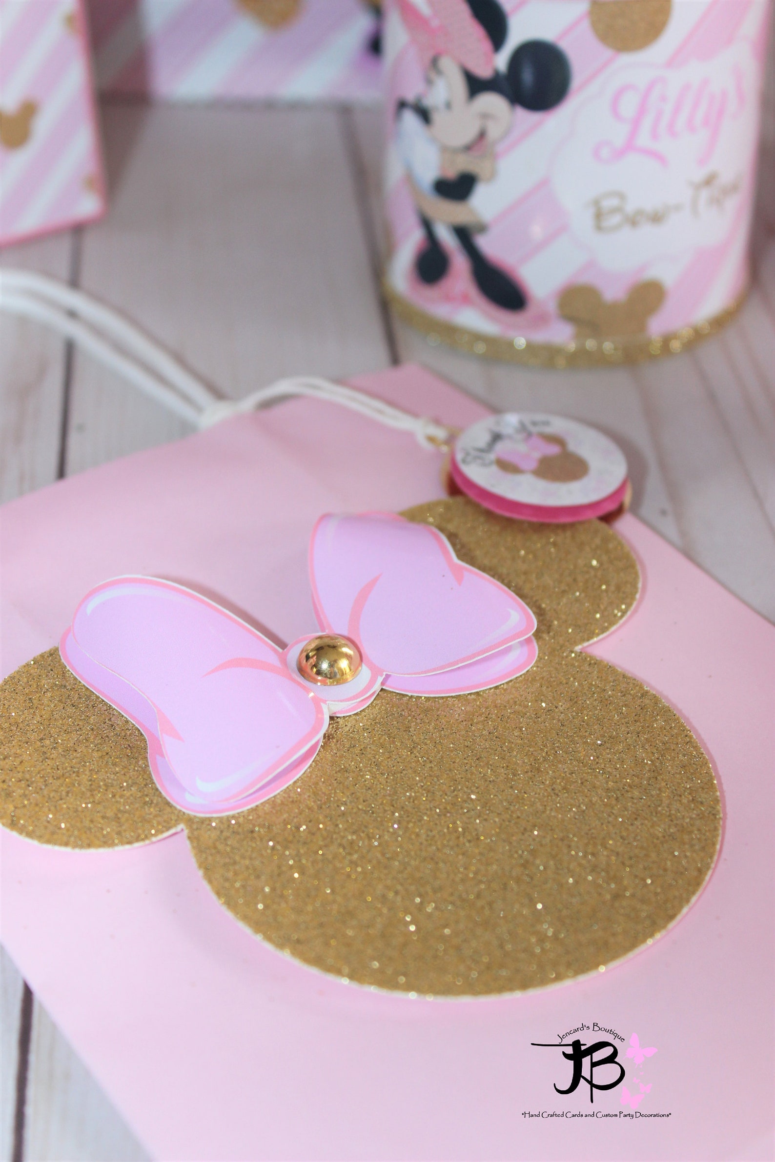 Minnie Favor Boxes, Minnie Gable Boxes, Minnie Treat Bags, Minnie Bow ...