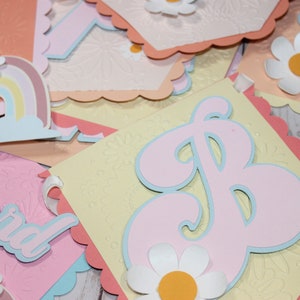 Rainbow Banner, Boho Banner, Hippie Banner, Retro Banner, Two Groovy ...