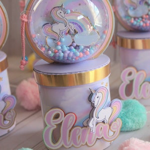 Unicorn Potato Cans, Unicorn Favor Box, Unicorn Personalized Potato ...