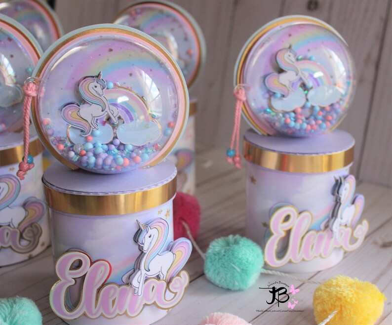 Unicorn Potato Cans Unicorn Favor Box Unicorn Personalized - Etsy