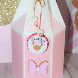 Minnie Favor Boxes, Minnie Gable Boxes, Minnie Treat Bags, Minnie Bow ...