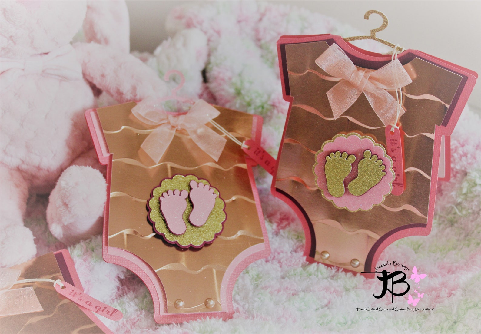 Rose Gold Onesie Invitations Onesie Shower Invitation Rose | Etsy