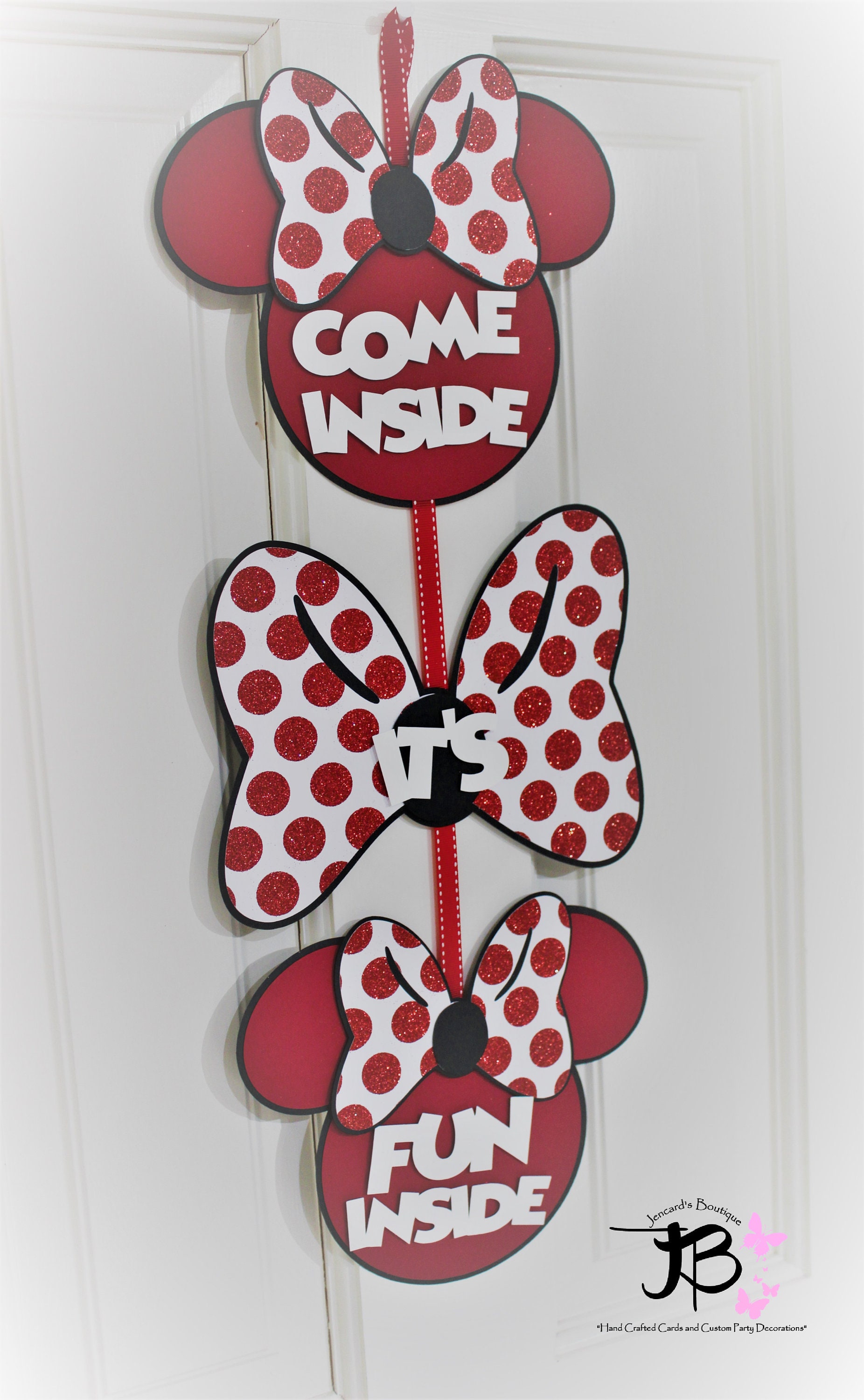 Minnie Mouse Door Sign Minnie Mouse Birthday Door Sign | Etsy
