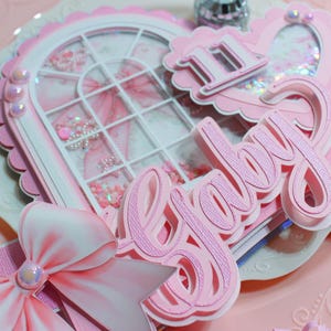 Coquette Cake Topper, Coquette Bow Cake Topper, Pink Coquette Cake ...