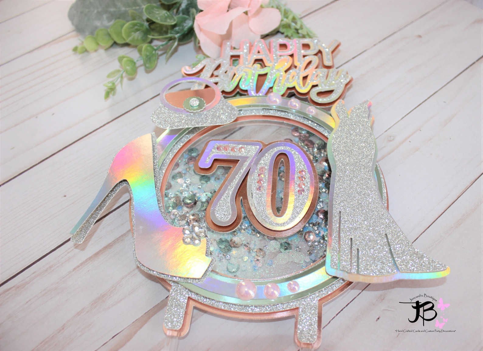 70th Birthday Cake Topper Custom Birthday Cake Topper - Etsy