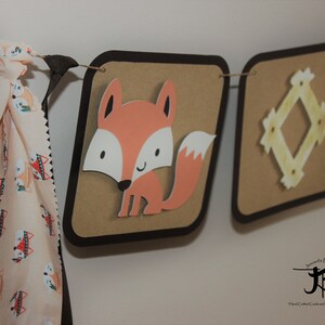 Woodland One Boy Banner, Fox One Banner, Woodland Fox Birthday Banner ...