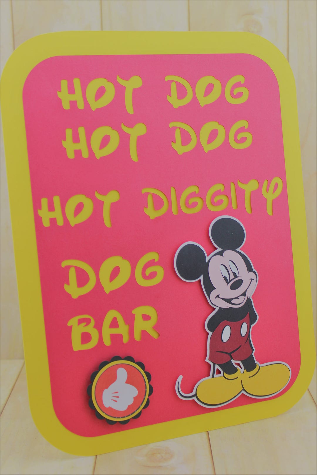 Mickey Party Table Sign, Mickey Mouse Clubhouse Party Sign, 8 X 10 ...