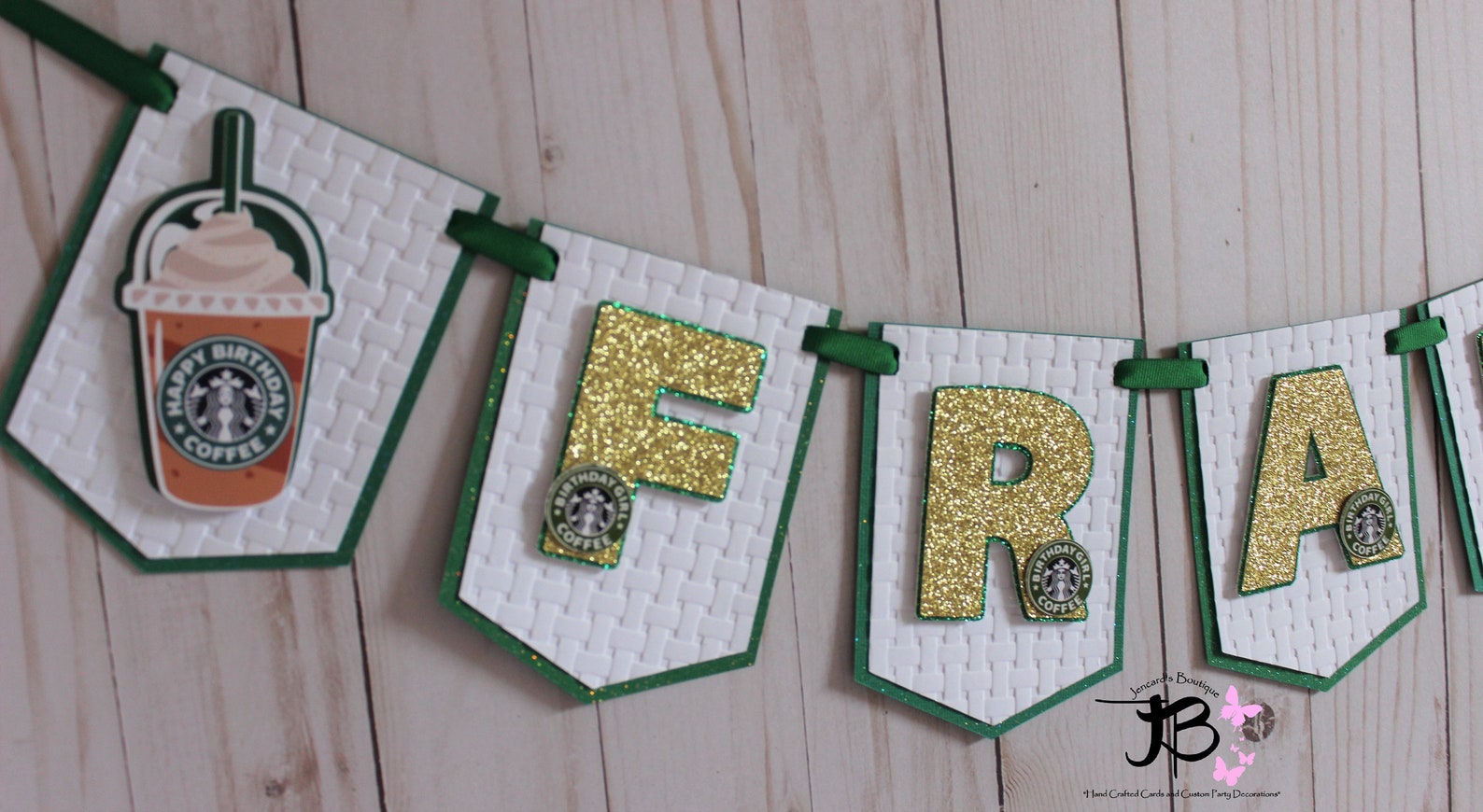 Starbucks Banner Starbucks Birthday Banner Starbucks | Etsy