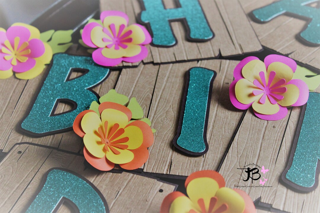 Luau Banner, Tropical Banner, Hawaiian Banner, Island Party Banner ...