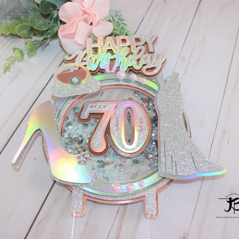 70th Birthday Cake Topper - Etsy
