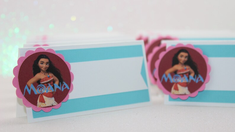 Moana Place Cards Moana Party Moana Inspired Birthday Moana | Etsy