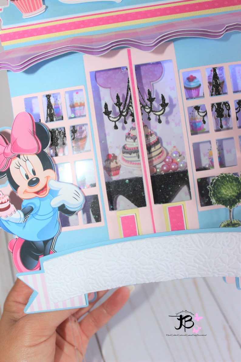 Minnie Mouse Shaker Cake Topper Minnie Cupcake Store Cake - Etsy