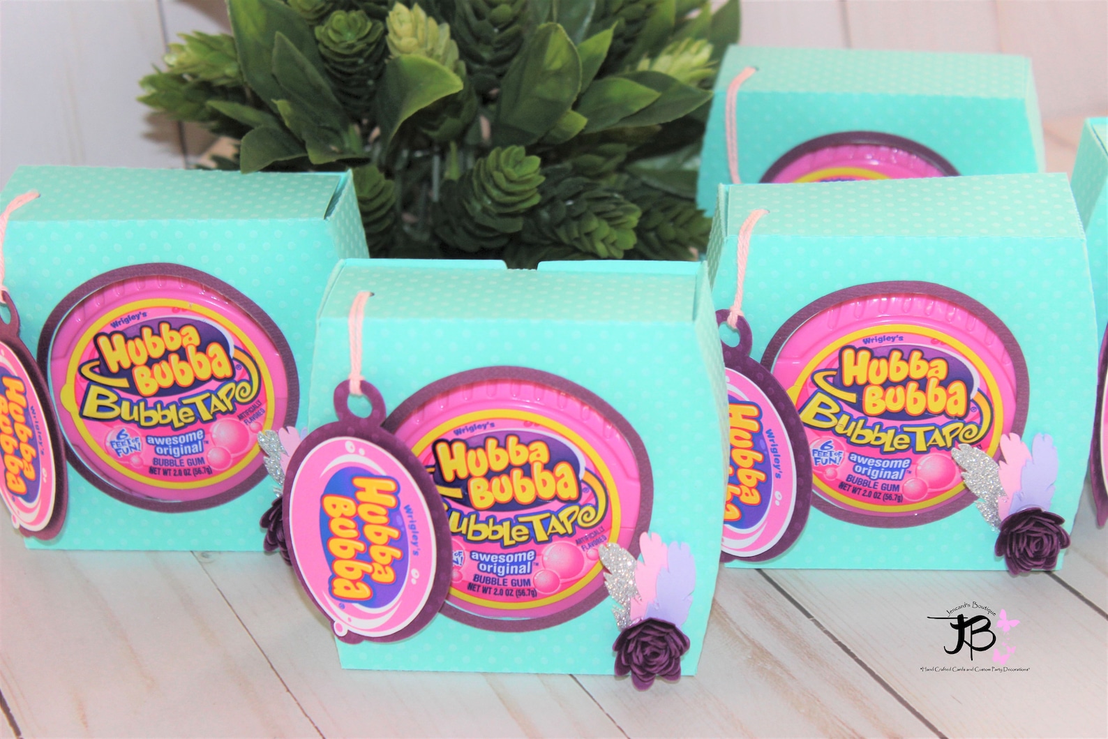 Custom Hubba Bubba Treats, Personalized Favor Boxes, Hubba Bubba Favor ...
