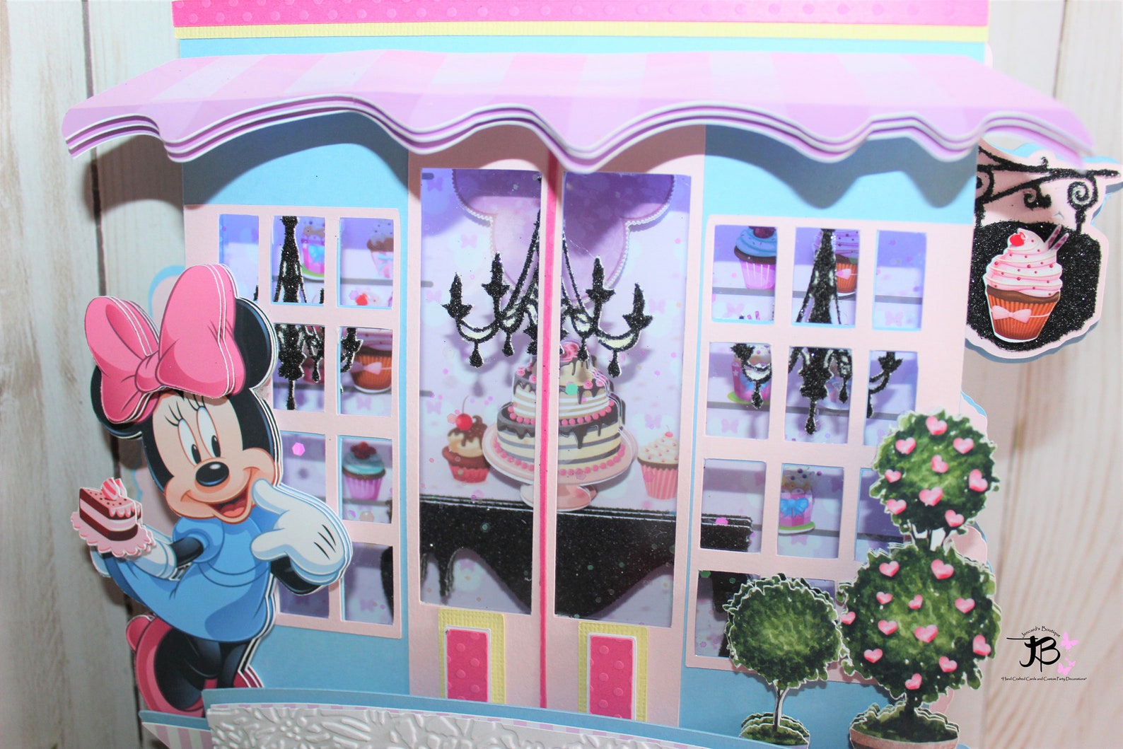 Minnie Mouse Shaker Cake Topper Minnie Cupcake Store Cake - Etsy