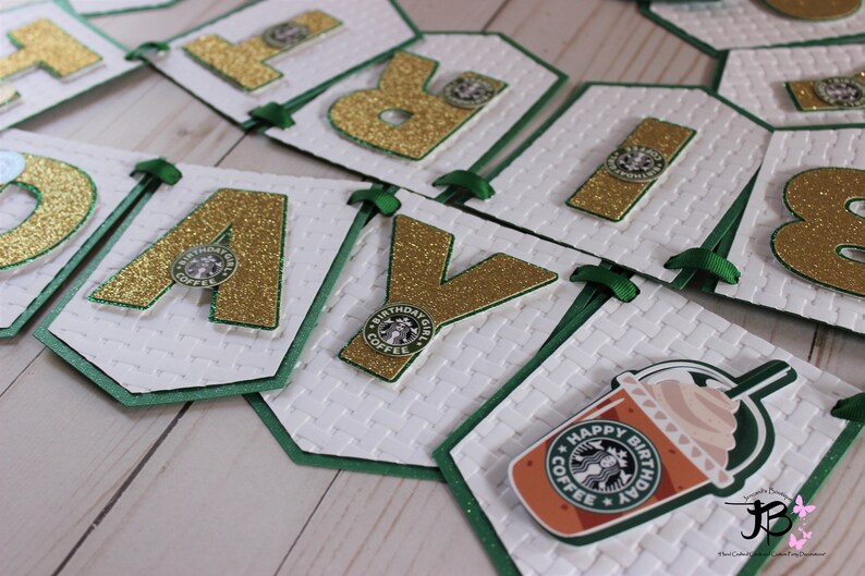 Starbucks Banner Starbucks Birthday Banner Starbucks - Etsy